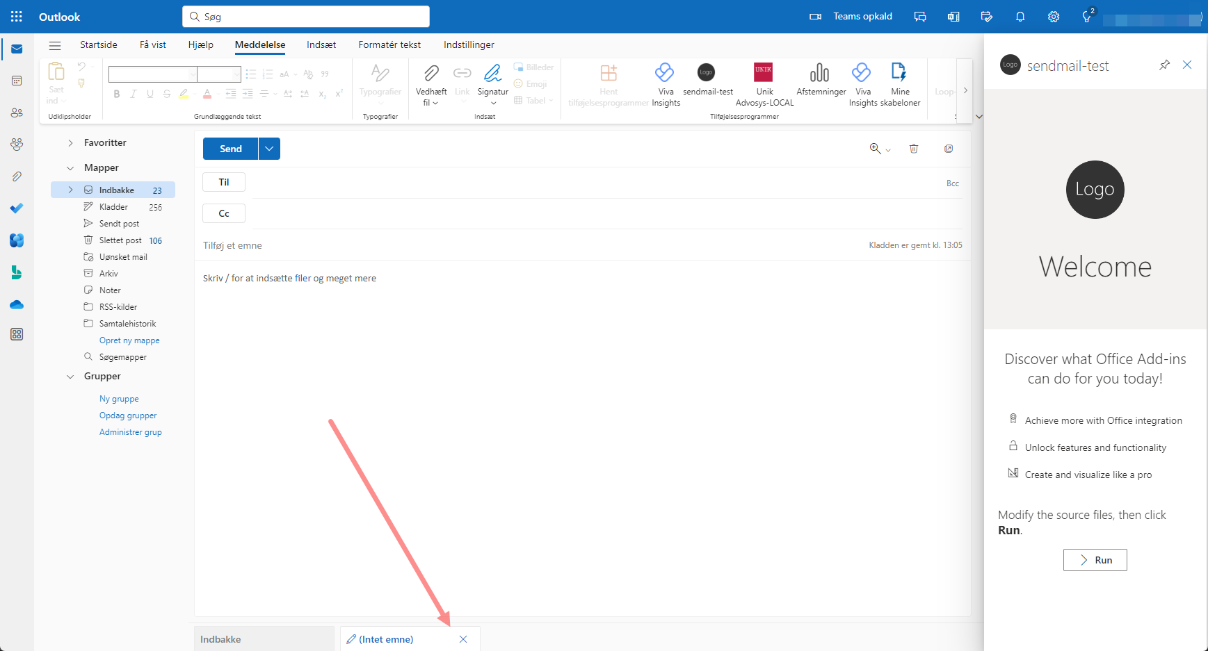 Outlook Message compose taskpane is not closed when mail is send ...