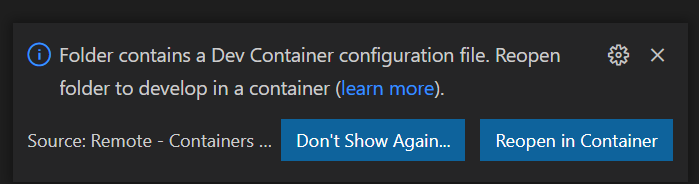 `Reopen in Container` from suggestion does not work with `Execute In WSL` · Issue #6254 ...