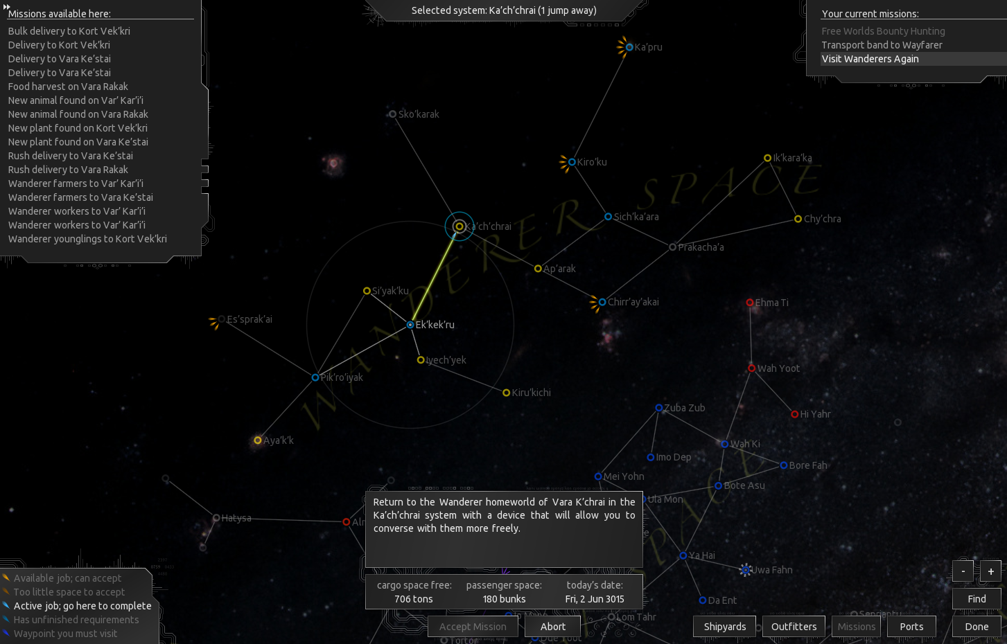 "Visit Wanderers Again" impossible · Issue #7432 · endless-sky/endless-sky · GitHub