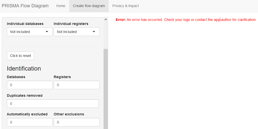 Error in PRISMA_flowdiagram() if reason for exclusion is 1 · Issue #52 · prisma-flowdiagram ...