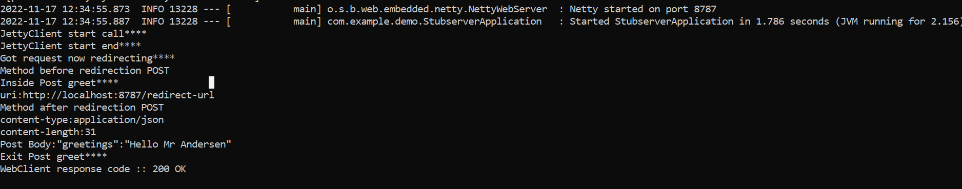 307 Redirection Is Not Working For Postput With Body When We Used Webclient Reactive With