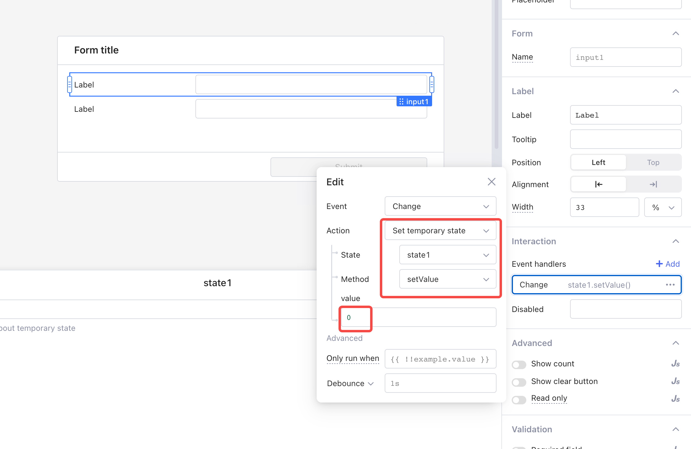 Can T Control Form Submit Button Via Event · Issue 112 · Openblocks Dev Openblocks · Github