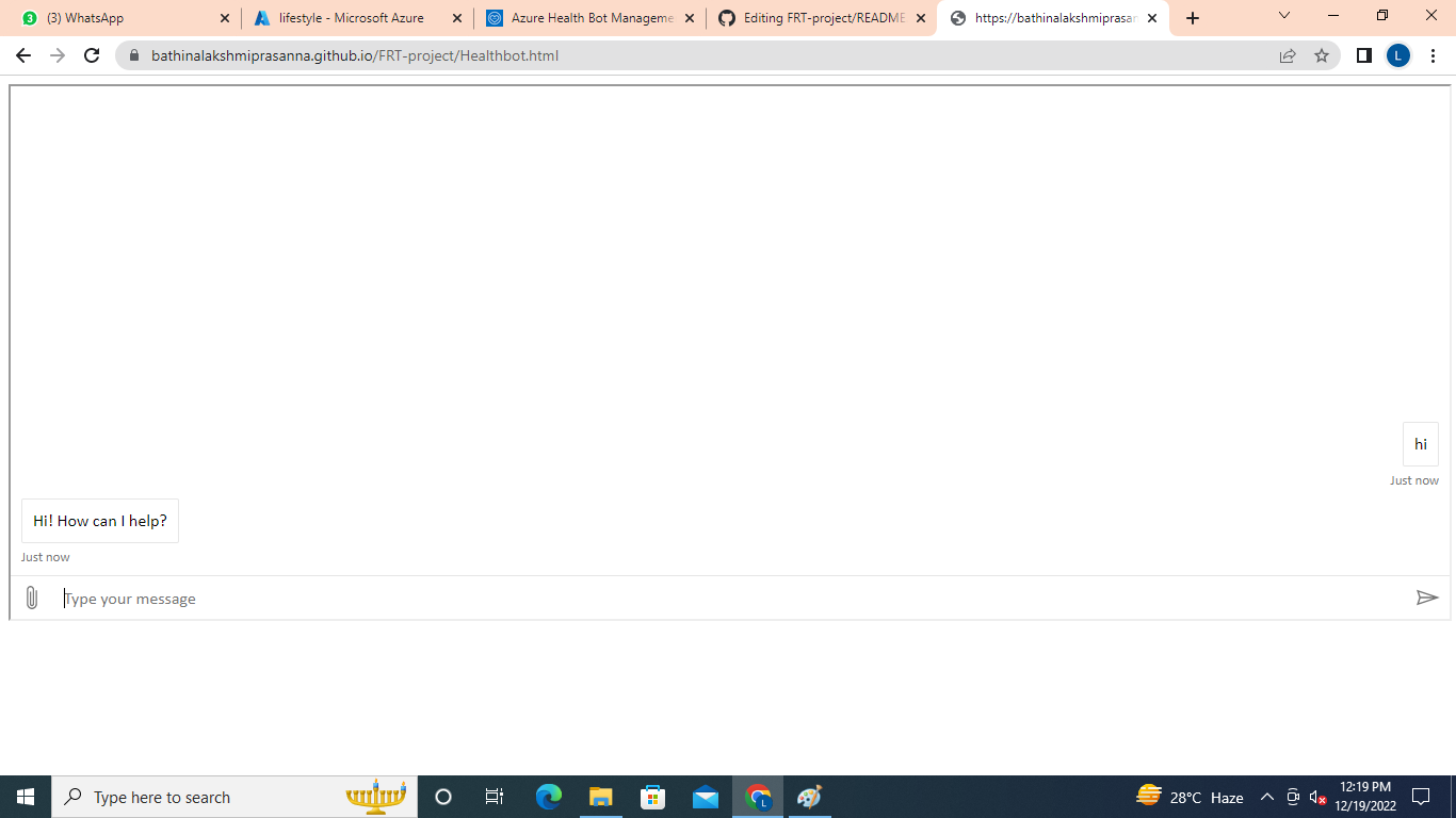 GitHub - Bathinalakshmiprasanna/FRT-project