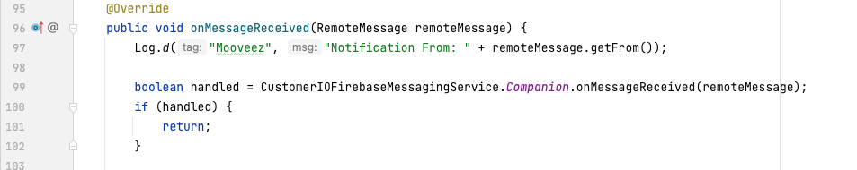 Fatal Exception Npe Onmessagereceive · Issue 145 · Customeriocustomerio Android · Github