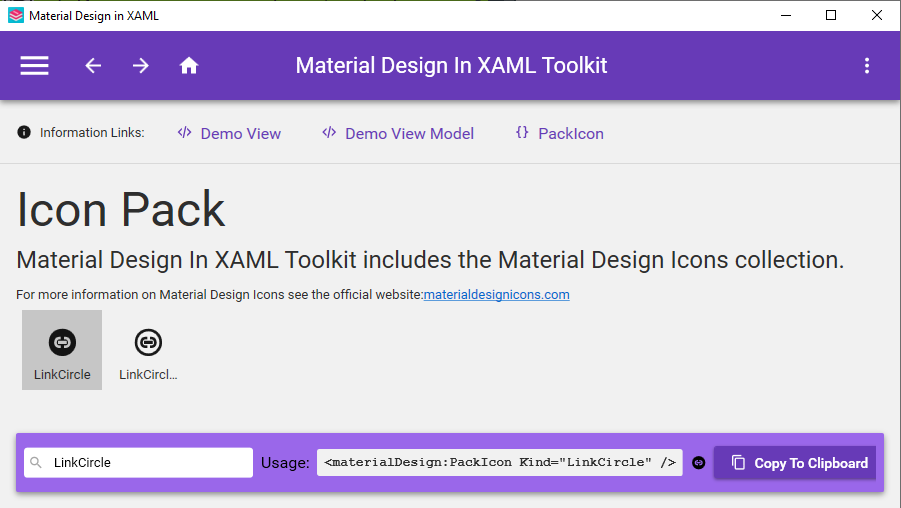 PackIcon does not see the icons · MaterialDesignInXAML MaterialDesignInXamlToolkit · Discussion ...