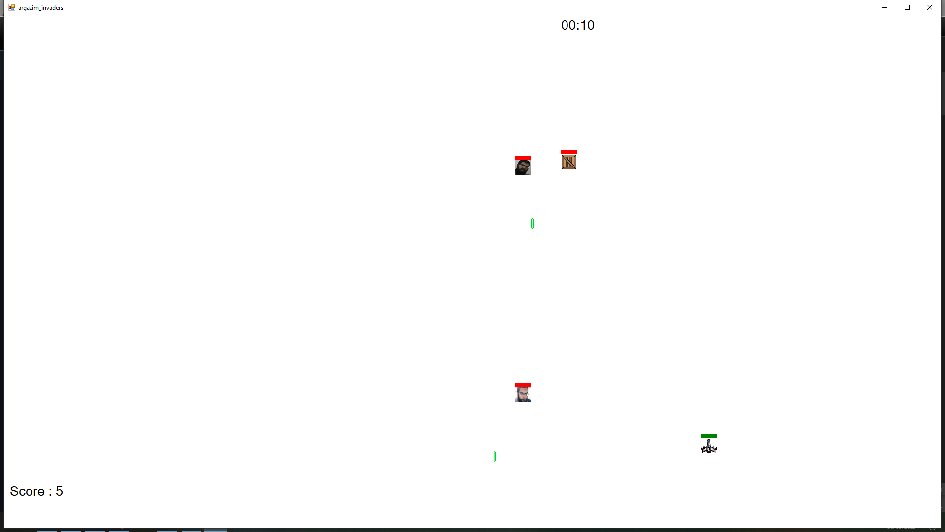 GitHub - DanielShapi4a/Space-Invaders: a C# game, somewhere in between ...