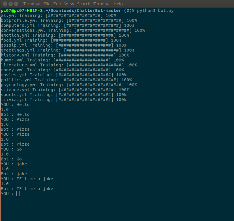 Catbot Responds Incorrectly on default corpus. · Issue #1327 ...