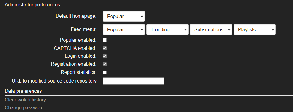 Question Admin Settings Lost After Restart · Issue 3678 · Iv Orginvidious · Github 
