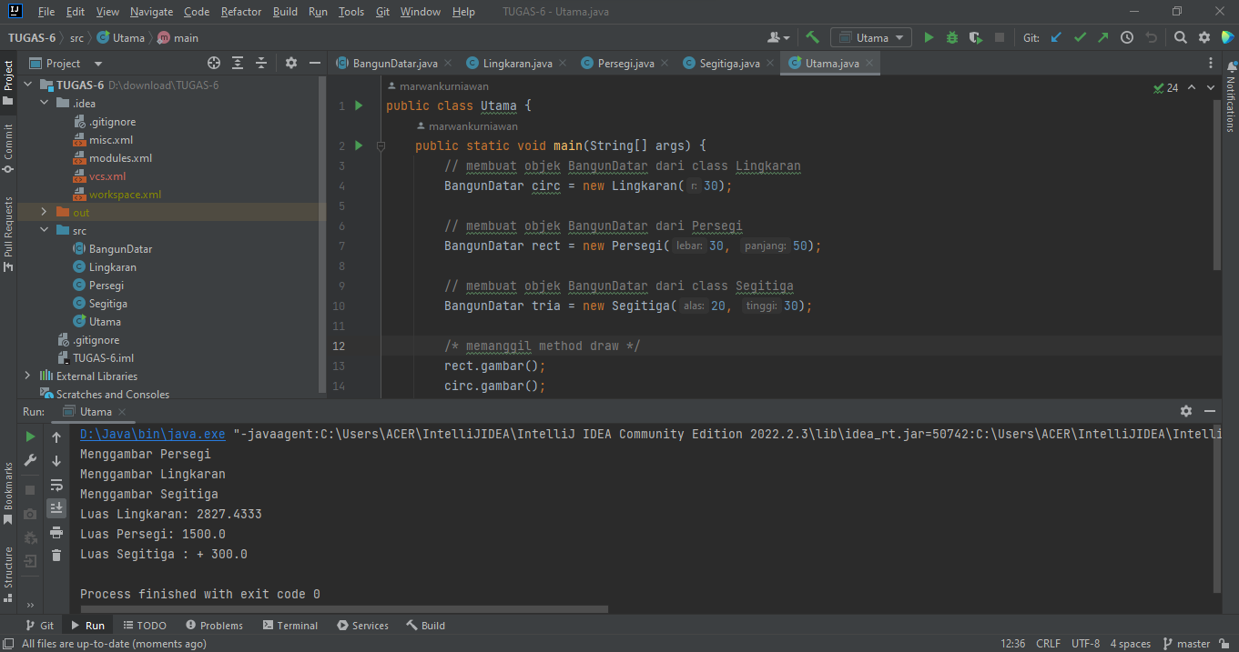GitHub - AlisyaMaftuha/TUGAS-6-OOP
