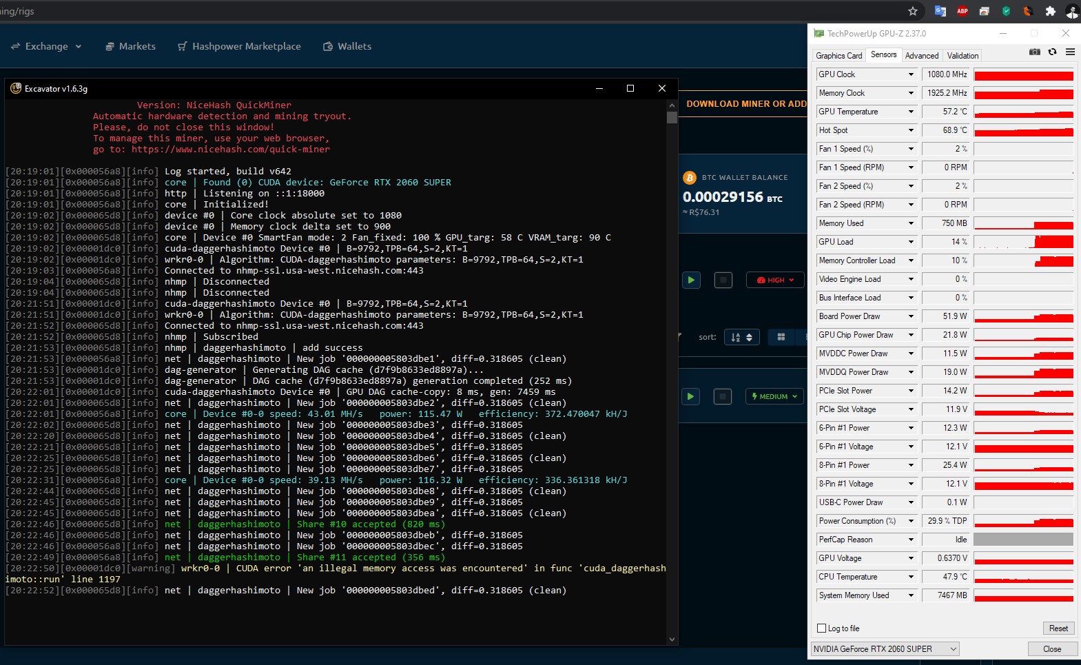 CUDA error while using the new function "optmizer" · Issue #97 · nicehash/NiceHashQuickMiner ...