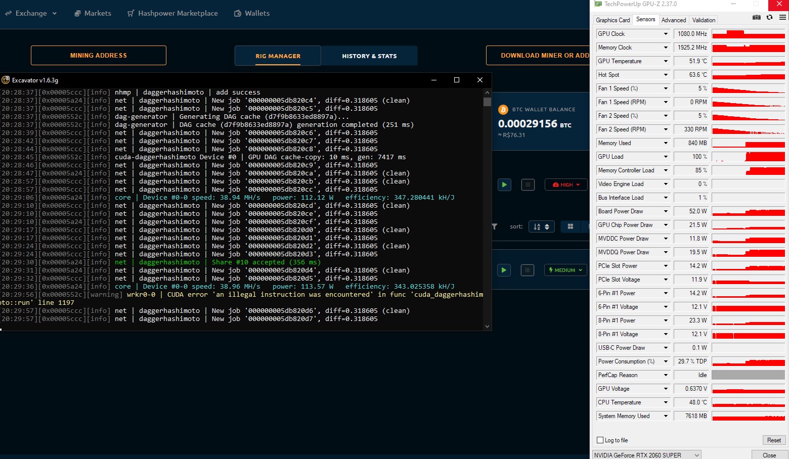 CUDA error while using the new function "optmizer" · Issue #97 · nicehash/NiceHashQuickMiner ...