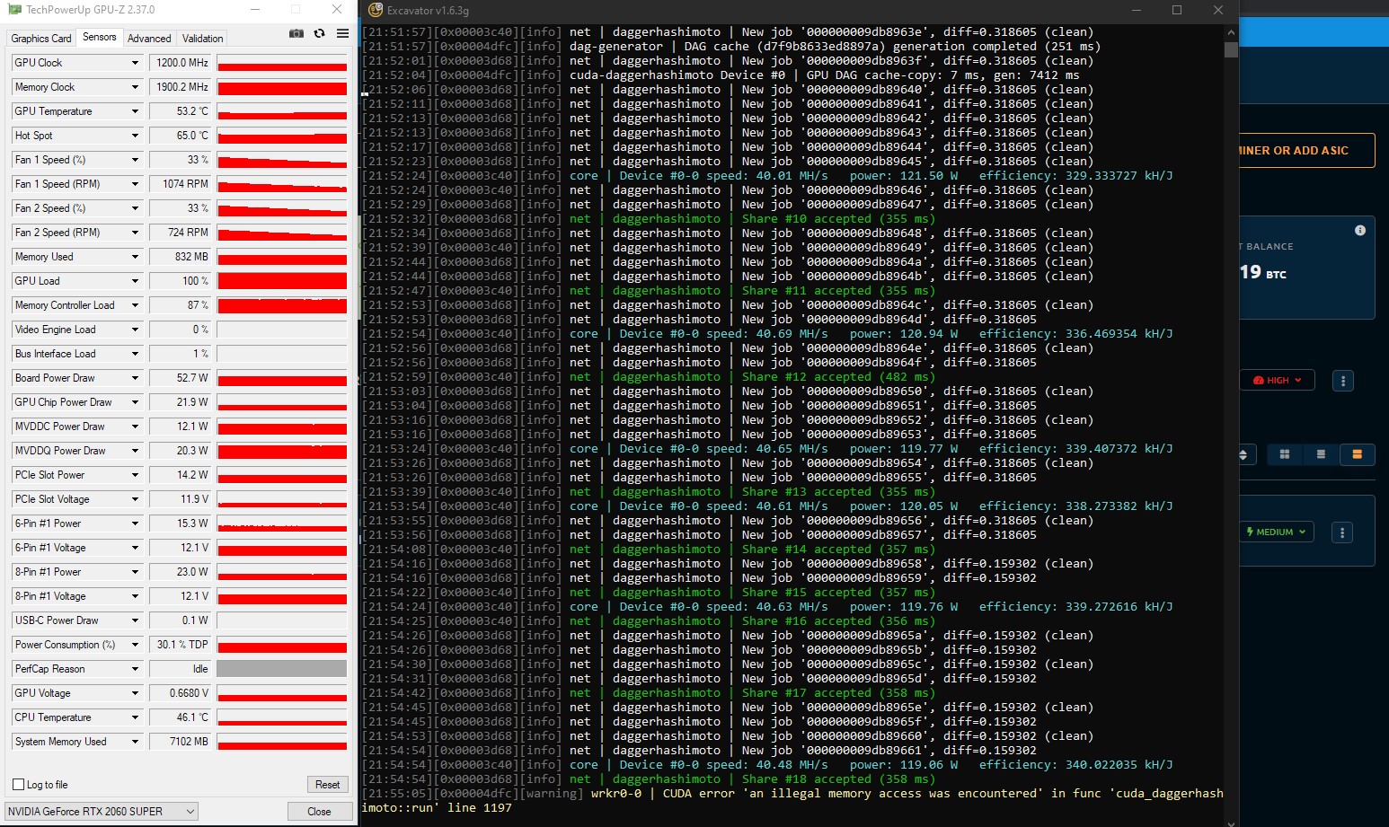 CUDA error while using the new function "optmizer" · Issue #97 · nicehash/NiceHashQuickMiner ...