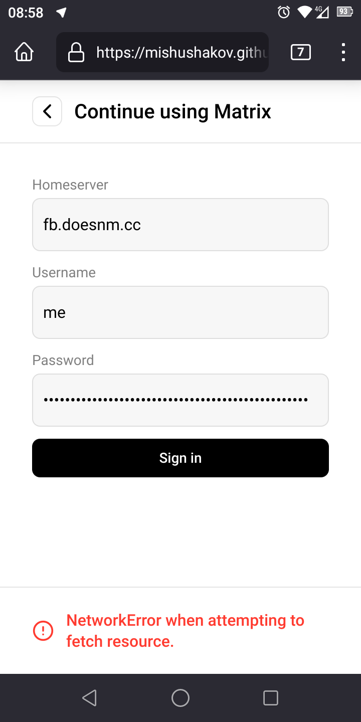 Network Error · Issue #17 · mishushakov/signin-with-matrix · GitHub