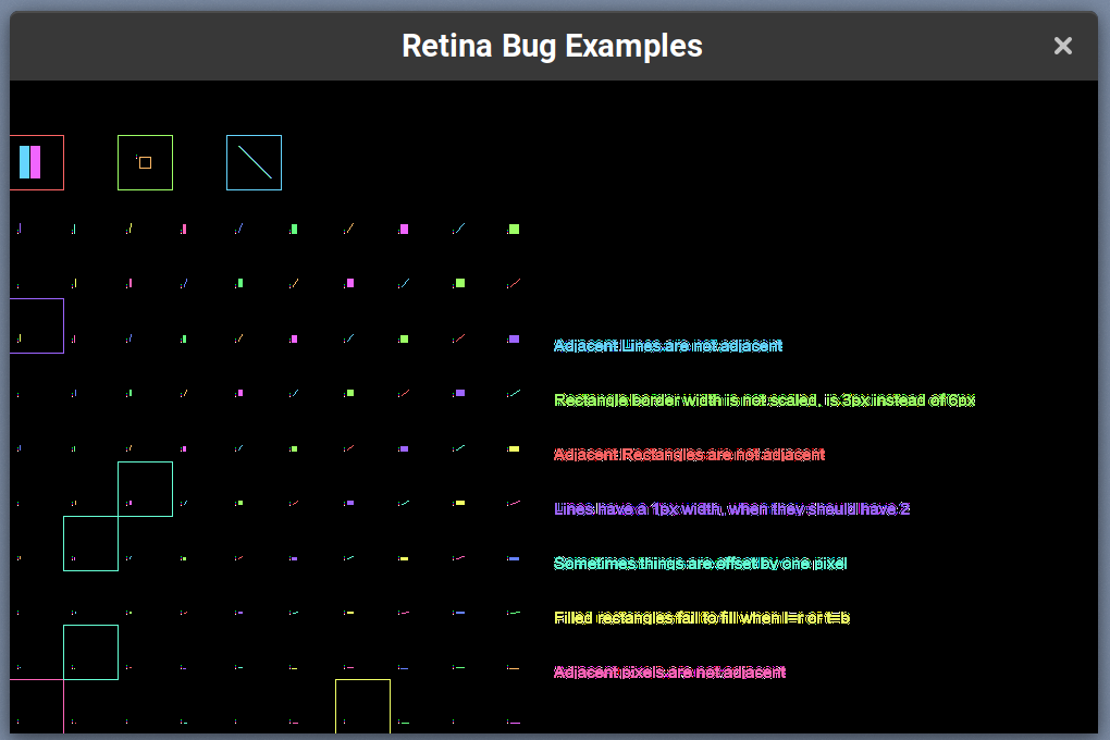 Pixels on Mac retina displays are super weird · Issue #319 · pythonarcade/arcade · GitHub