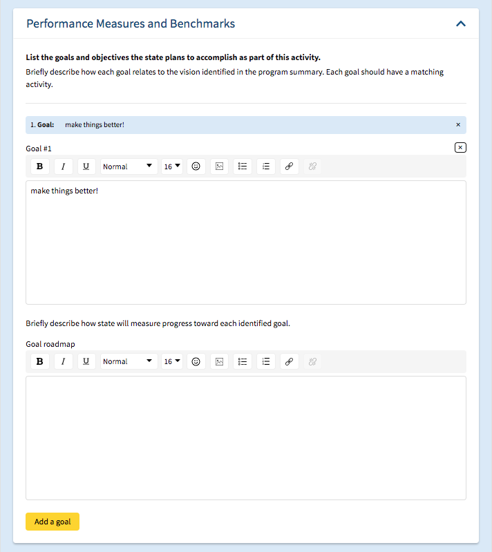 Clarify interaction of add/edit/remove item component · Issue #1077 · Enterprise-CMCS/eAPD · GitHub