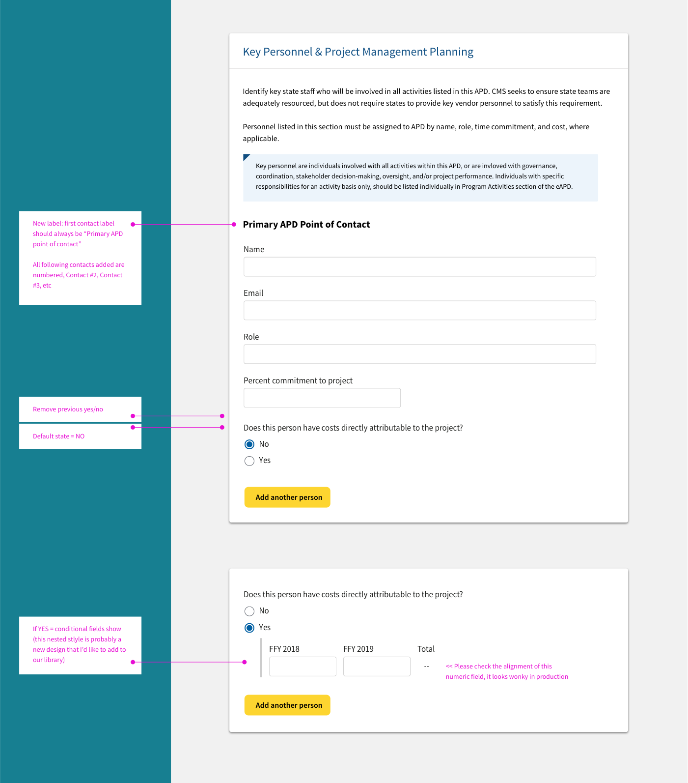 Replace Yes no With Conditional Radio Button In Key Personnel Project replace-yes-no-with-conditional-radio-button-in-key-personnel-project