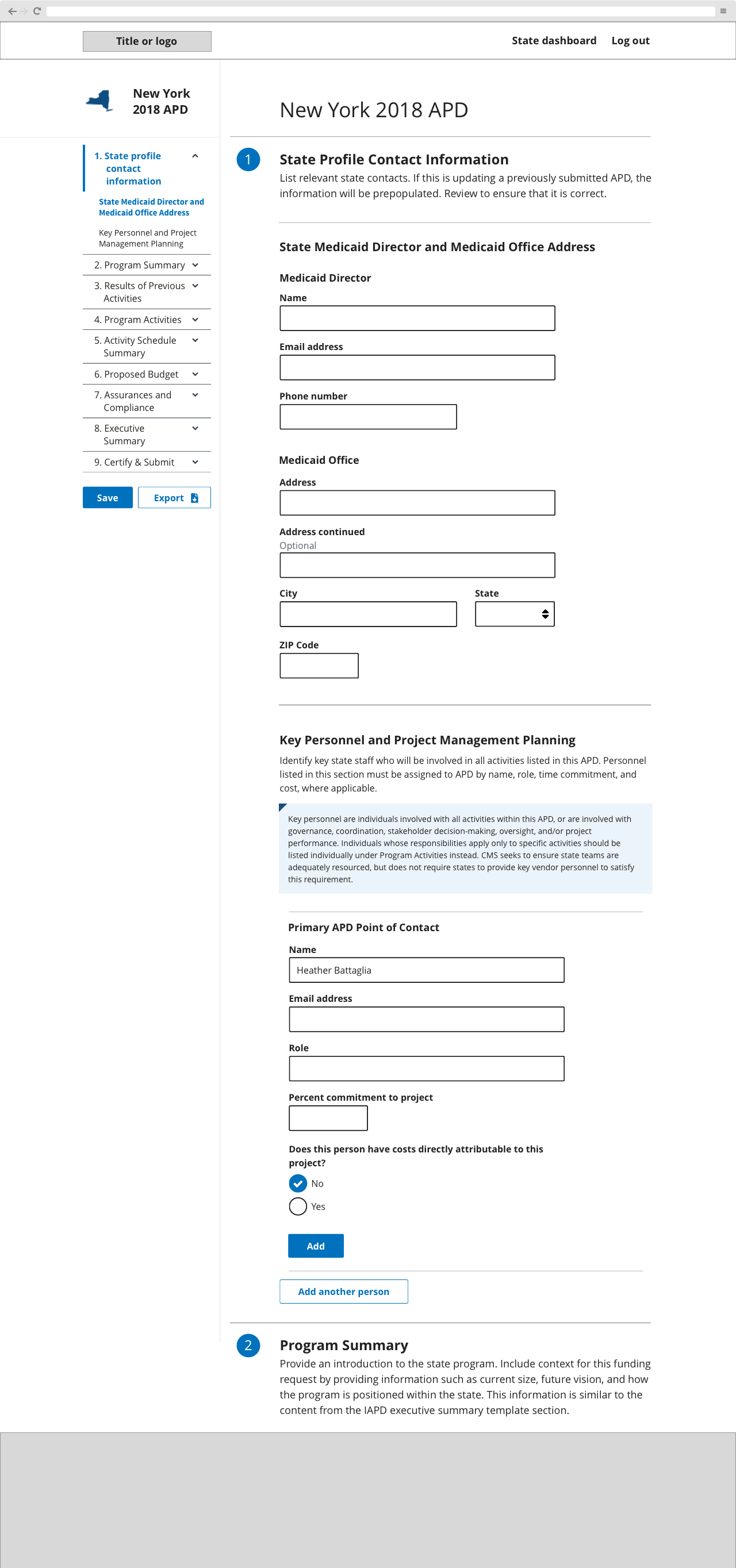 Restyle the State Profile Contact Info using the CMS Design System · Issue #1269 · Enterprise ...