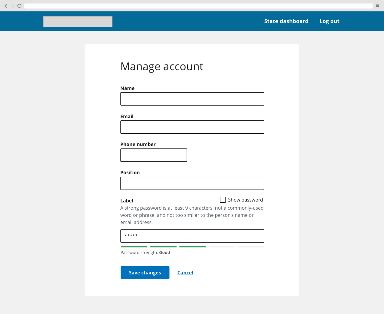 Create a UX for users to change their passwords · Issue #1274 ...