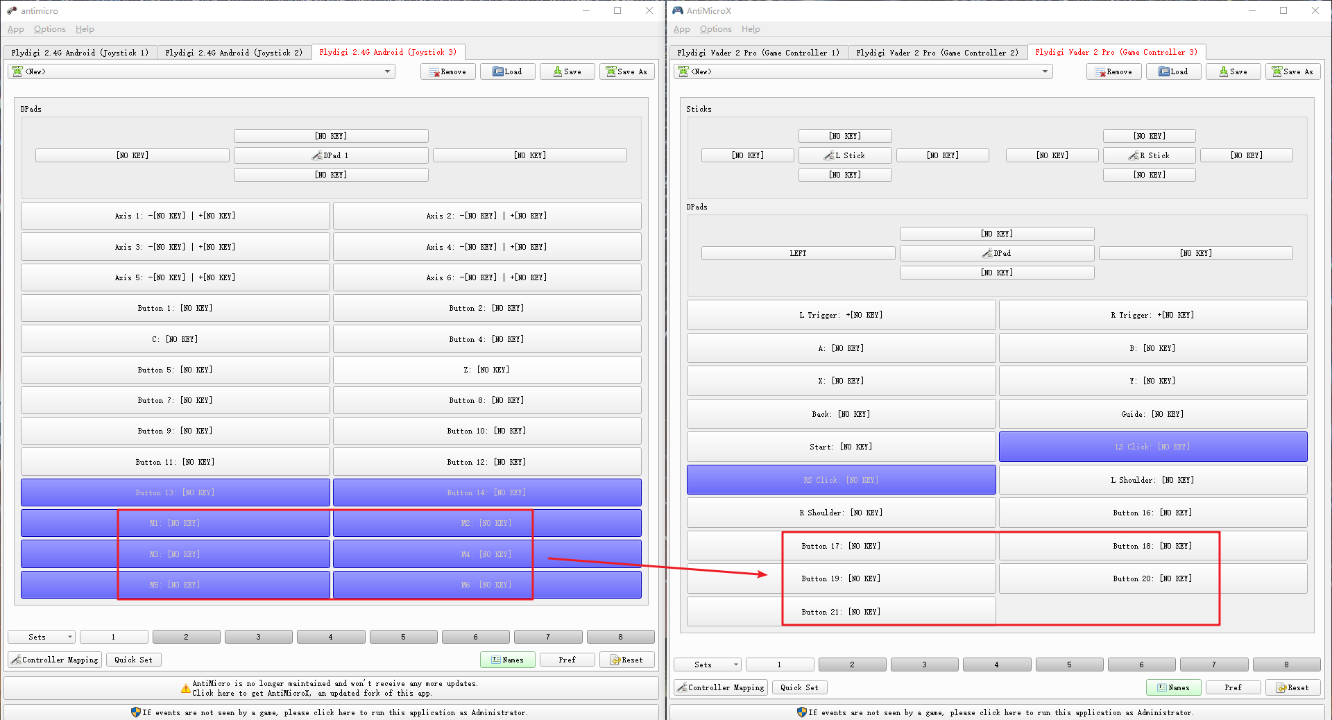 AntiMicroX can't use all buttons · Issue #724 · AntiMicroX/antimicrox · GitHub