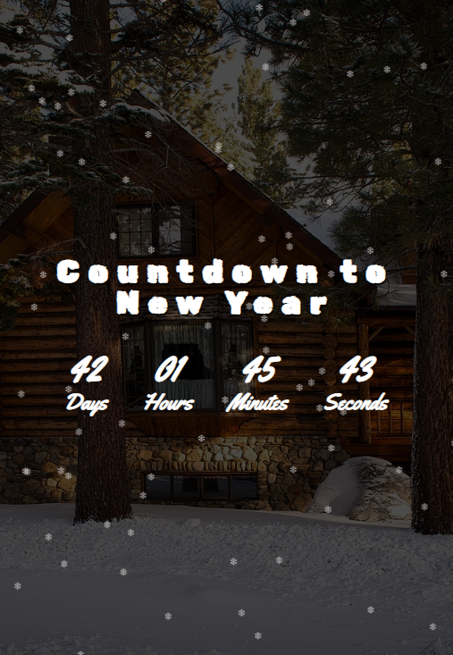 GitHub - BuseYakarisik/countdown-to-new-year: A new year themed countdown project created using ...