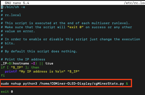 GitHub - max21h/CGMiner-OLED-Display: Display Raspberry Pi SystemInfos and CGMiner Info's on ...