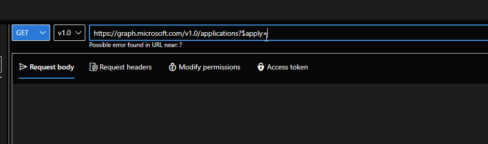 Very difficult to type text into URL area · Issue #2455 · microsoftgraph/microsoft-graph ...