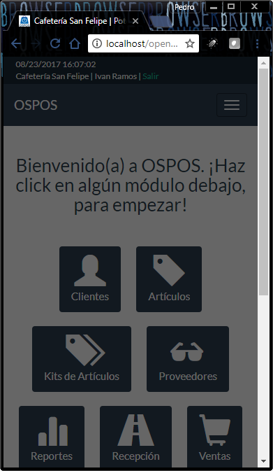 Responsive Support and Android Support · Issue #593 · opensourcepos/opensourcepos · GitHub