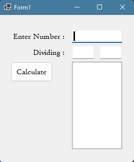 GitHub - senolakdnz/Exact-Divider-Calculation: Tam Bölen Hesaplama