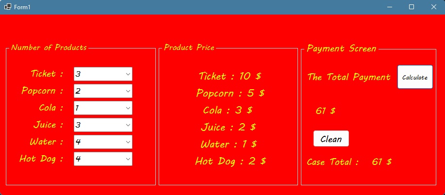 GitHub - senolakdnz/Cinema-Buffet-Sales-System: Sinema-Büfe Satış Sistemi