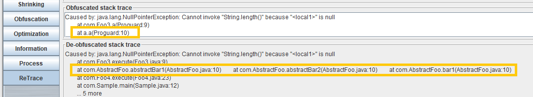 Proguard Gui Retrace Java List Unwanted Methods Alternatives · Issue 342 · Guardsquare
