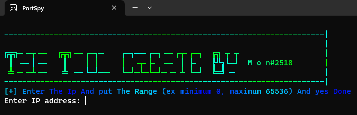 GitHub - monys12/Portspy: Portspy is programm for fast port scanner and Easy to use