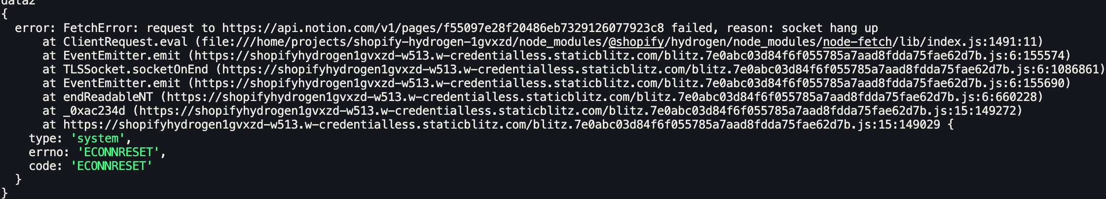 Usequery Error On Deploy Bug · Issue 2399 · Shopifyhydrogen V1 · Github 8026