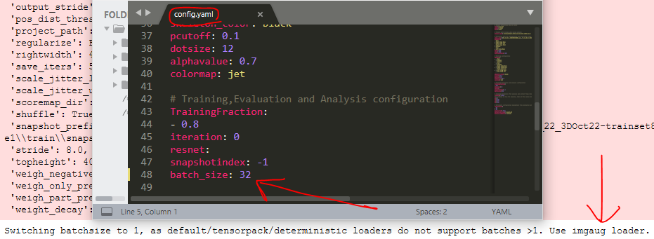 [Windows 10] Training in batches. How to use imgaug loader. · Issue #460 · DeepLabCut/DeepLabCut ...