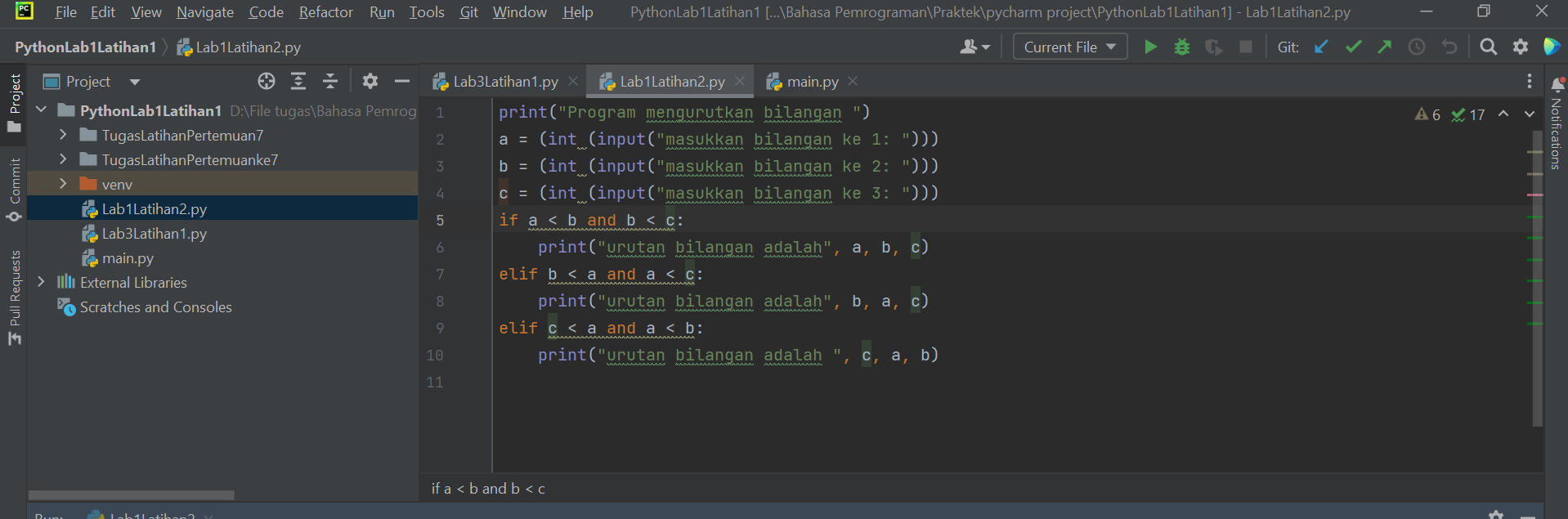 GitHub - Sofhian97/TugasLatihanPertemuanke7