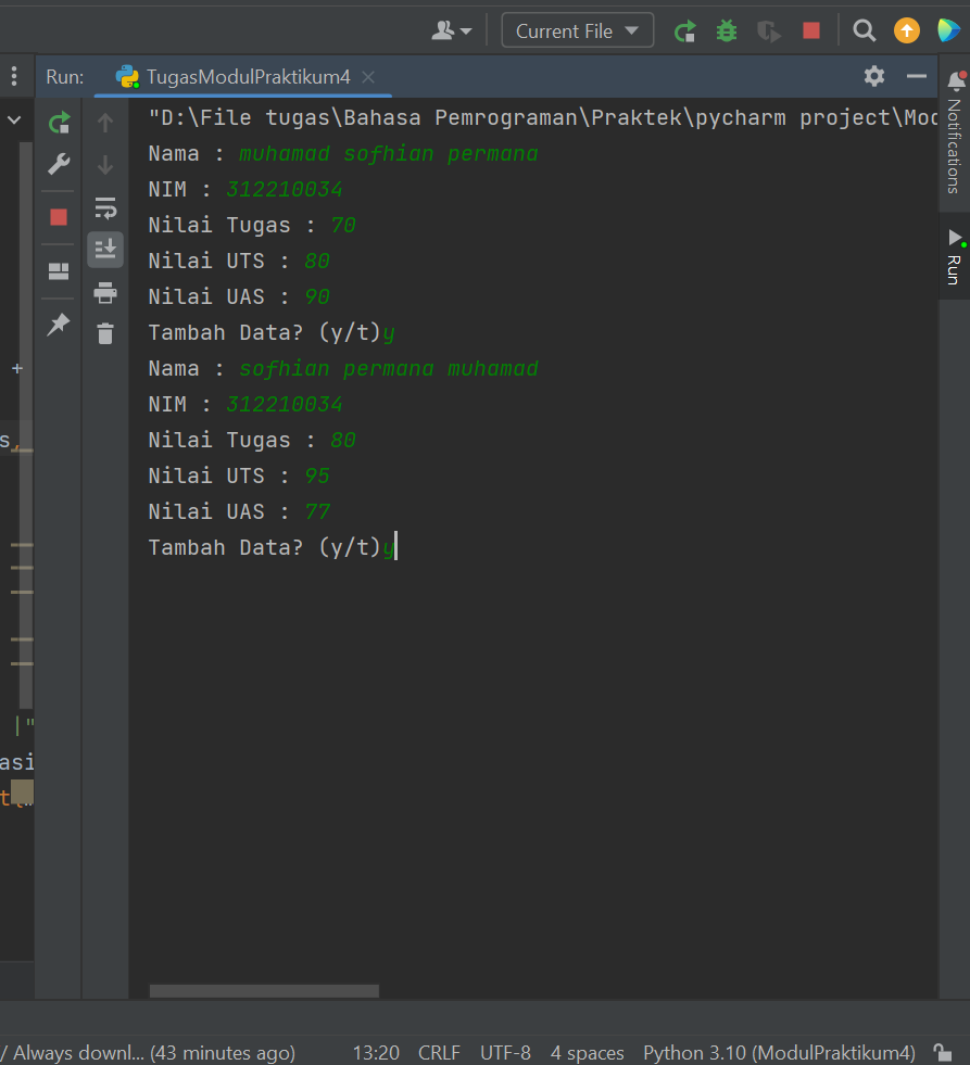 GitHub - Sofhian97/ModulPraktikum4