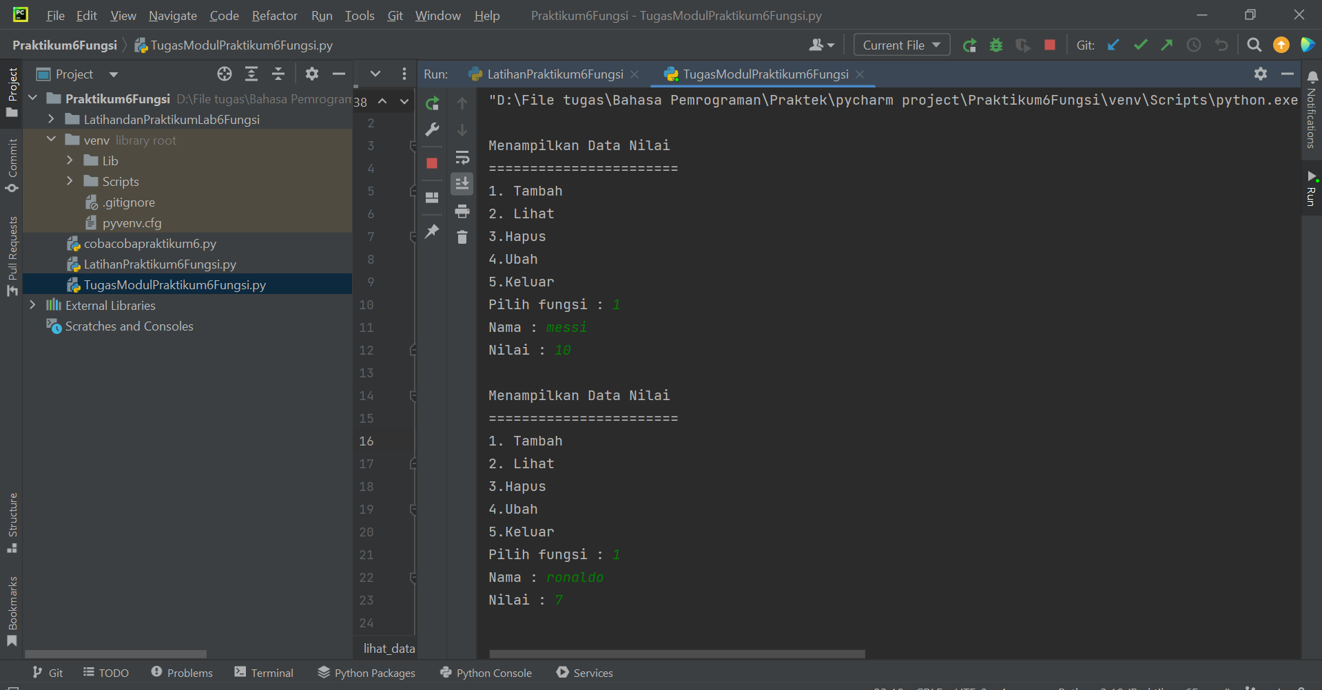 GitHub - Sofhian97/LatihandanPraktikumLab6Fungsi
