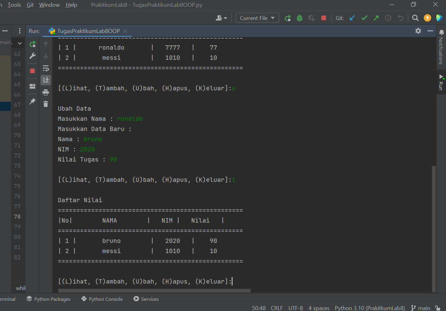 GitHub - Sofhian97/TugasPraktikumLab8OOP