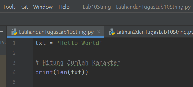 GitHub - Sofhian97/TugasdanLatihanLab10String