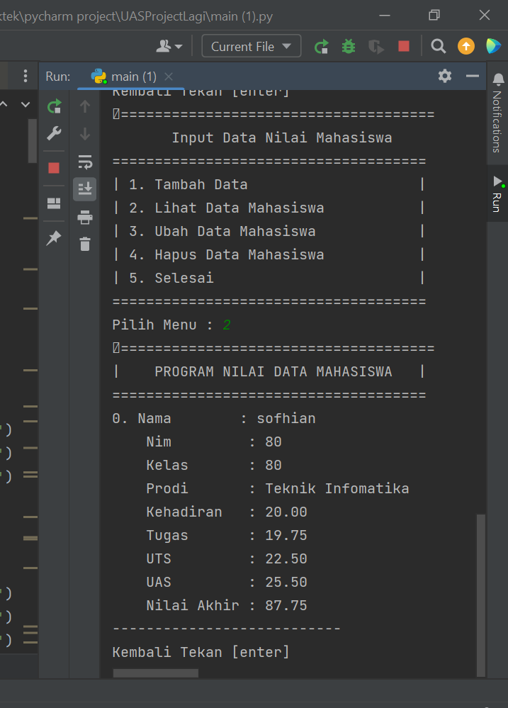 GitHub - Sofhian97/UASProject-Pemrograman