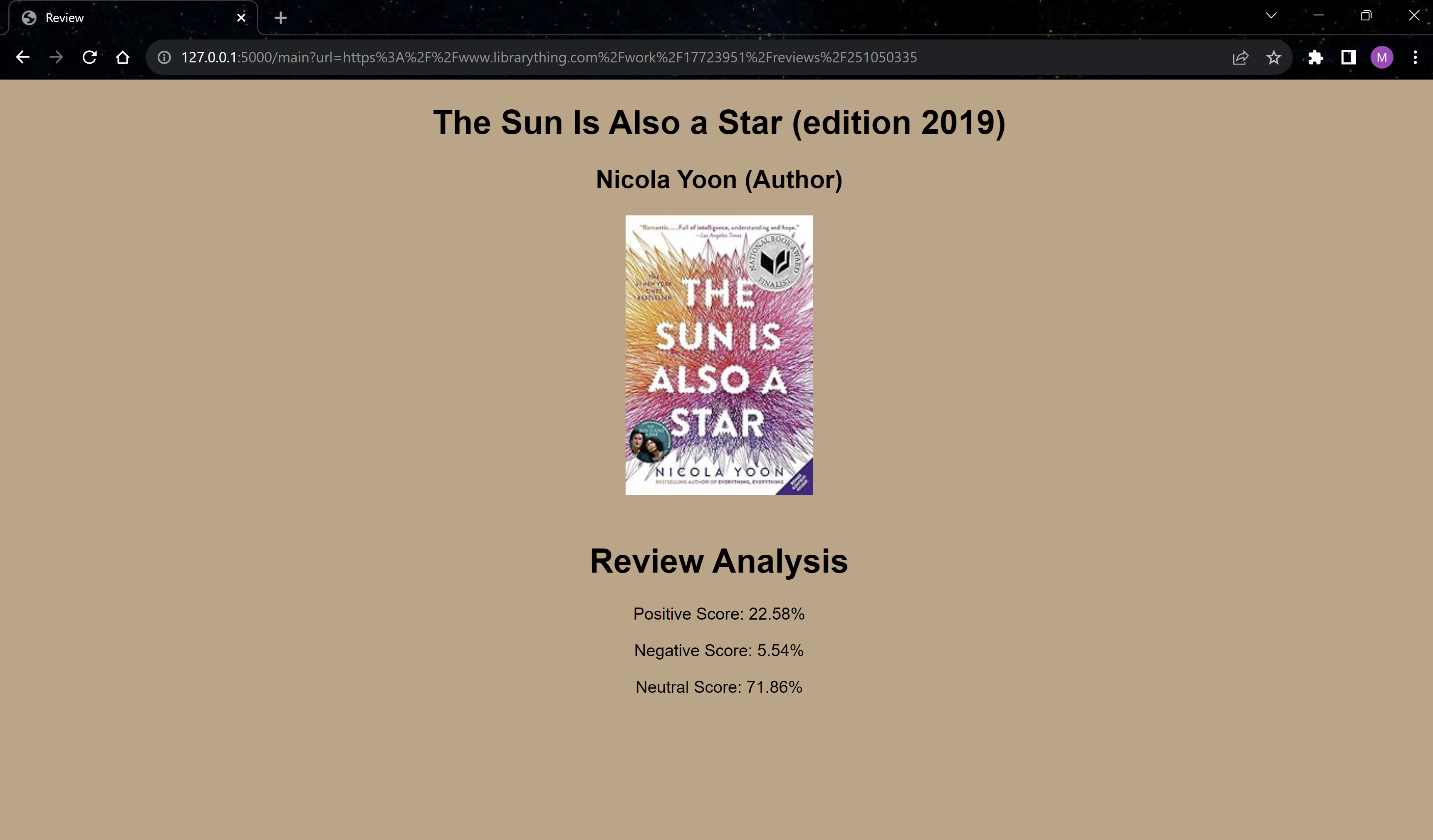 GitHub - ellow0rld/Book-Review-Analysis