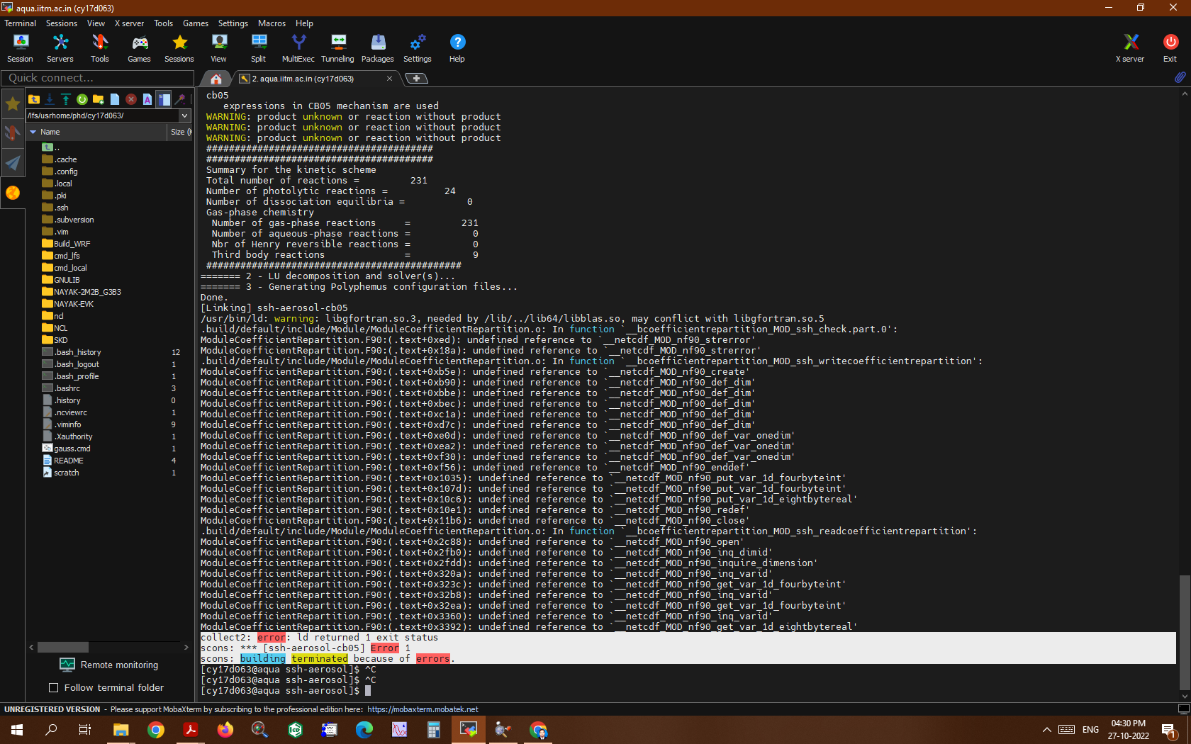 Error Found During Compilation Of Ssh Aerosol · Issue 2 · Sshaerosolssh Aerosol · Github