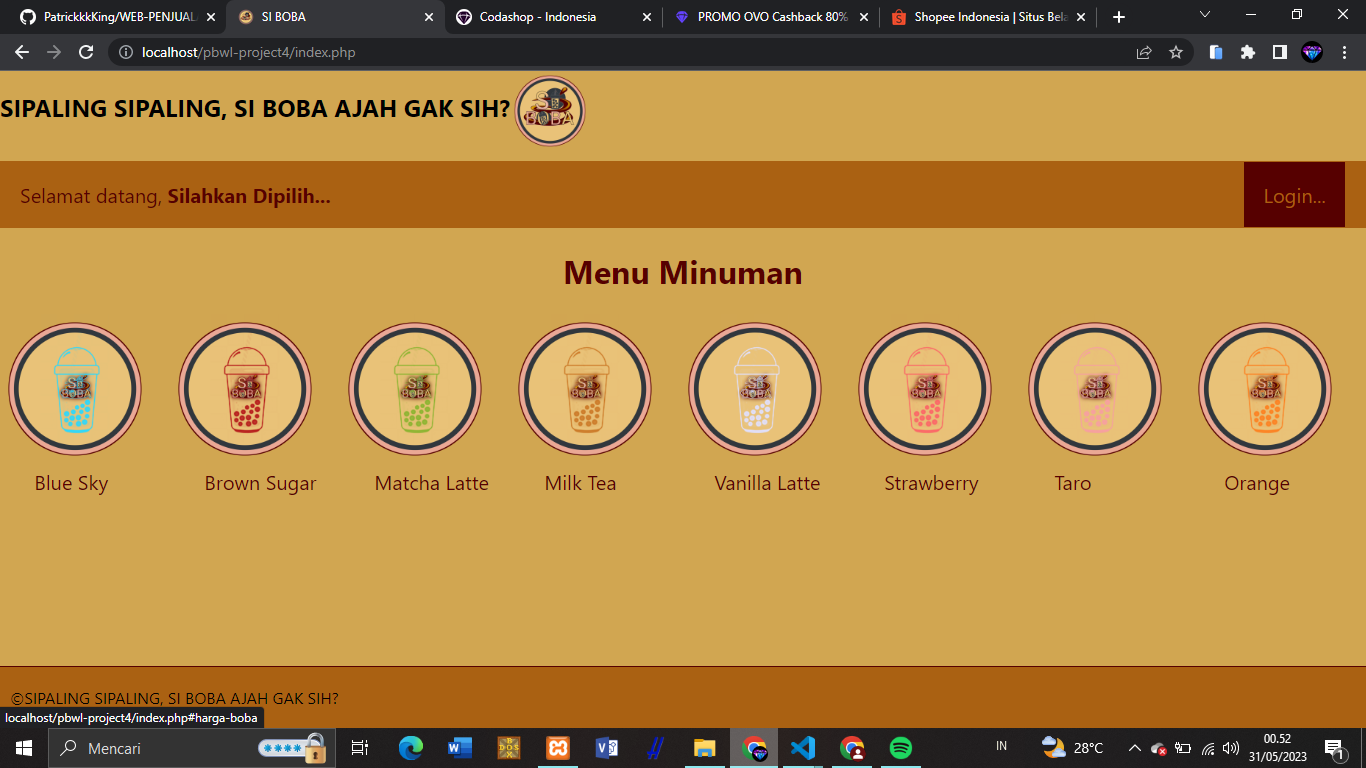 GitHub - PatrickkkKing/WEB-PENJUALAN-BOBA