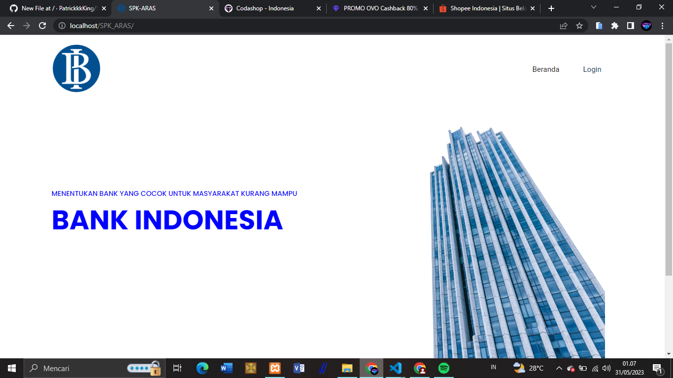 GitHub - PatrickkkKing/SPK-METODE-ARAS: Web Sistem Pendukung Keputusan Menggunakan Metode ARAS