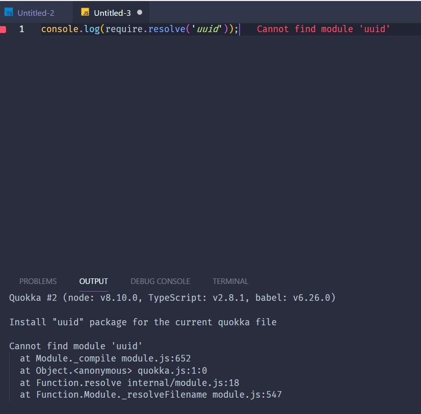 Is installing missing packages for typescript files supported in vscode? · Issue #180 ...