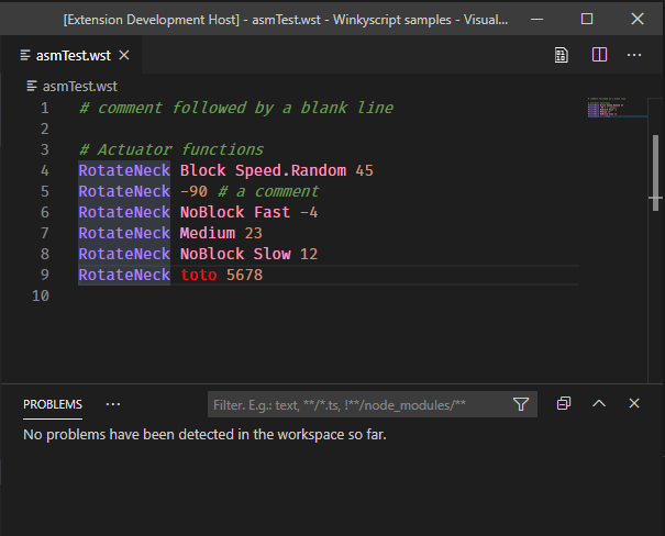 Lost language server diagnostics in v1.43 extension development host. Works in 1.42. · Issue ...