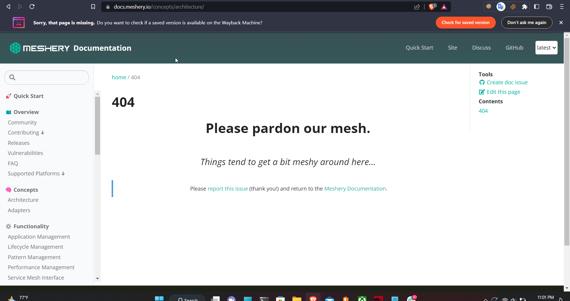 [Docs] · Issue #6805 · meshery/meshery · GitHub