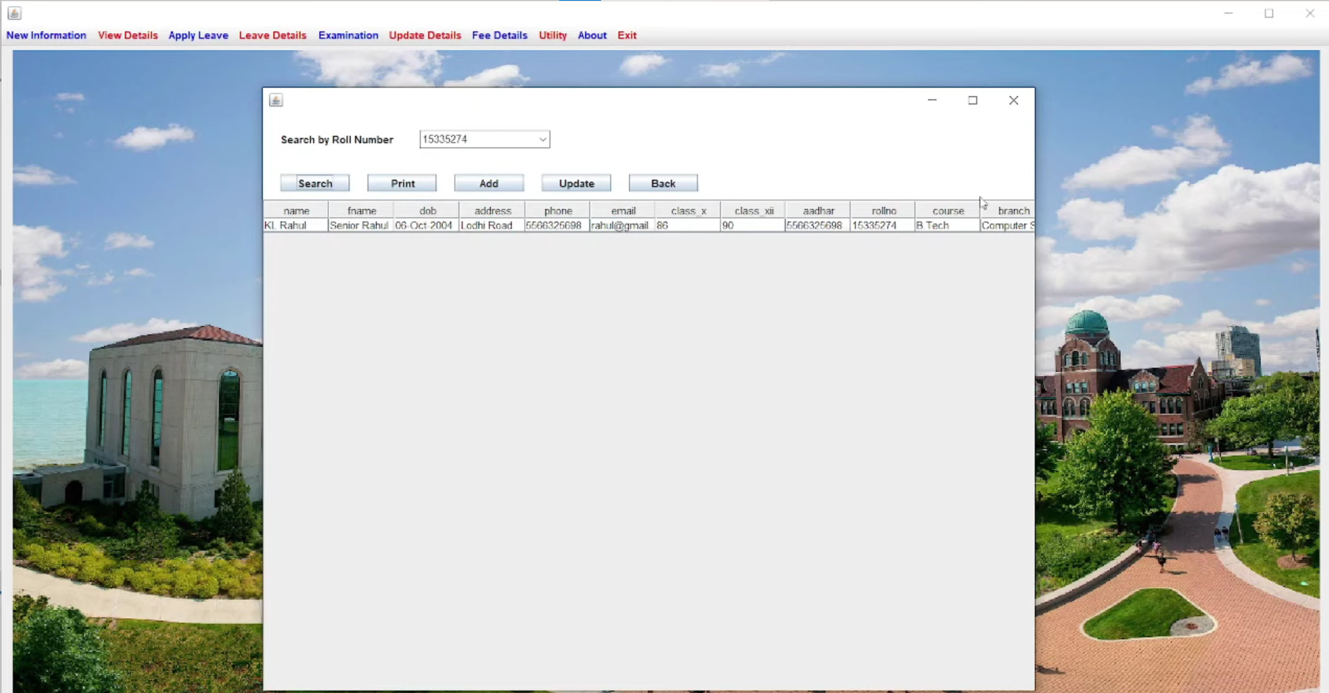 Github Gauravdhokane College Management System Using Java The