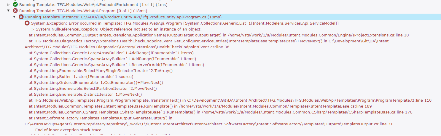 TFG - Issues with upgrading on Intent.VisualStudio.Project · Issue #69 · IntentArchitect/Support ...