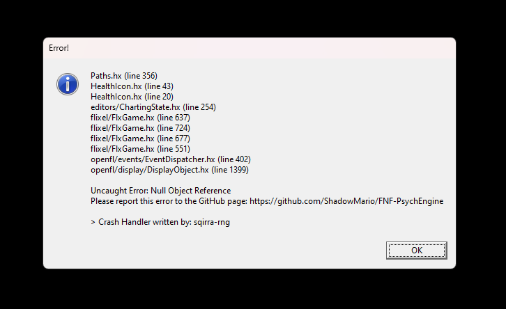 Can't Go In The Debug Mode · Issue #10954 · ShadowMario/FNF-PsychEngine · GitHub