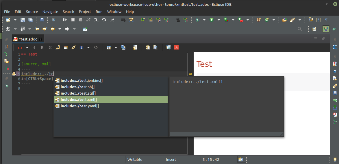 include code completion does not work in a source block · Issue #332 · de-jcup/eclipse ...